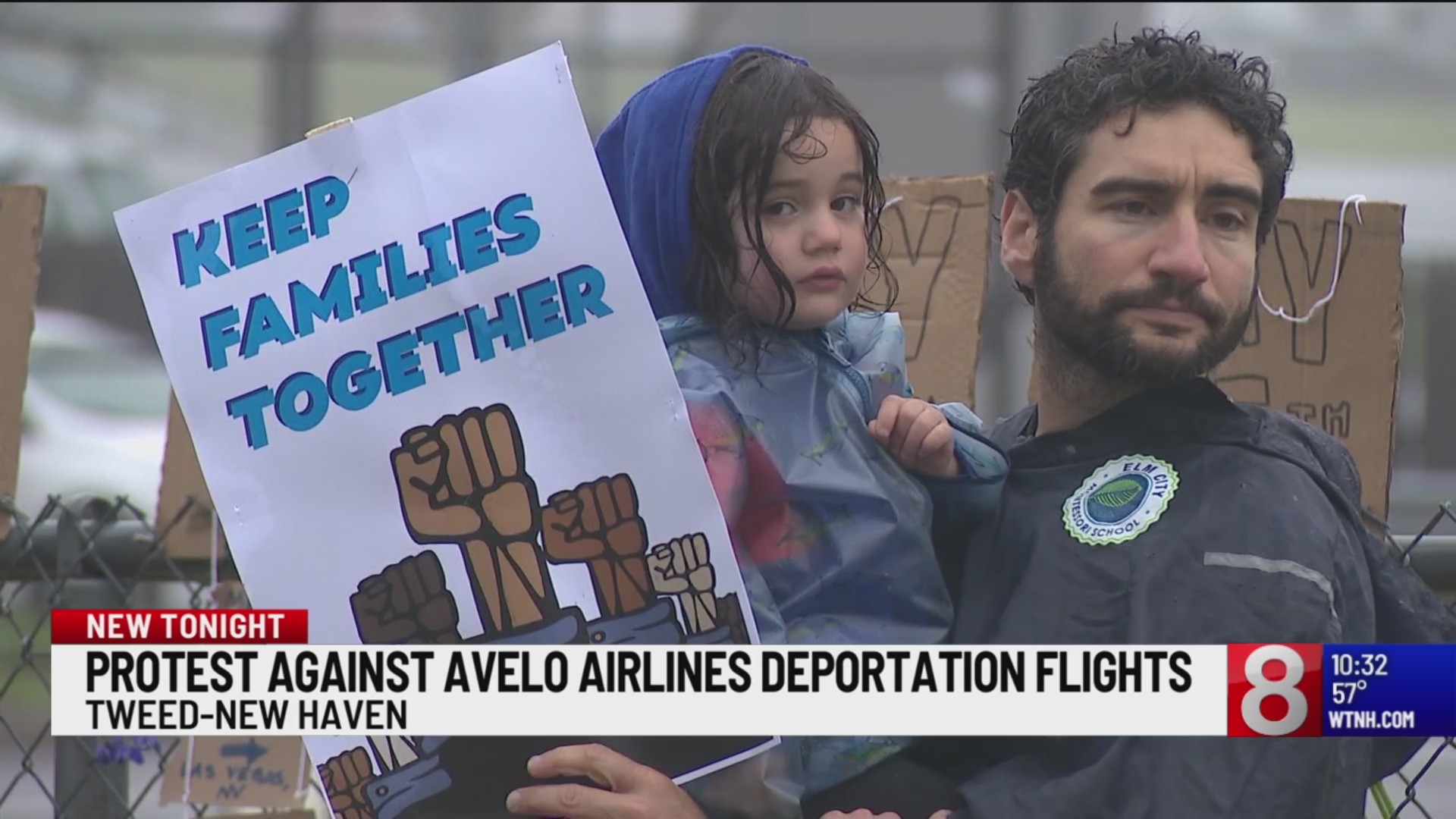 Protesters gather at Tweed to protest Avelo deportation flights – WTNH.com
