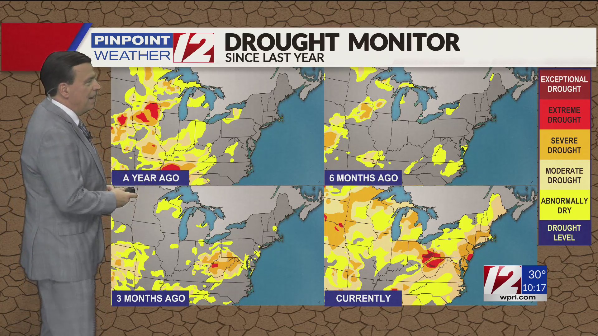 WPRI 12 Weather Now 11/14/24 Significant Drought; Red Flag Warning ...