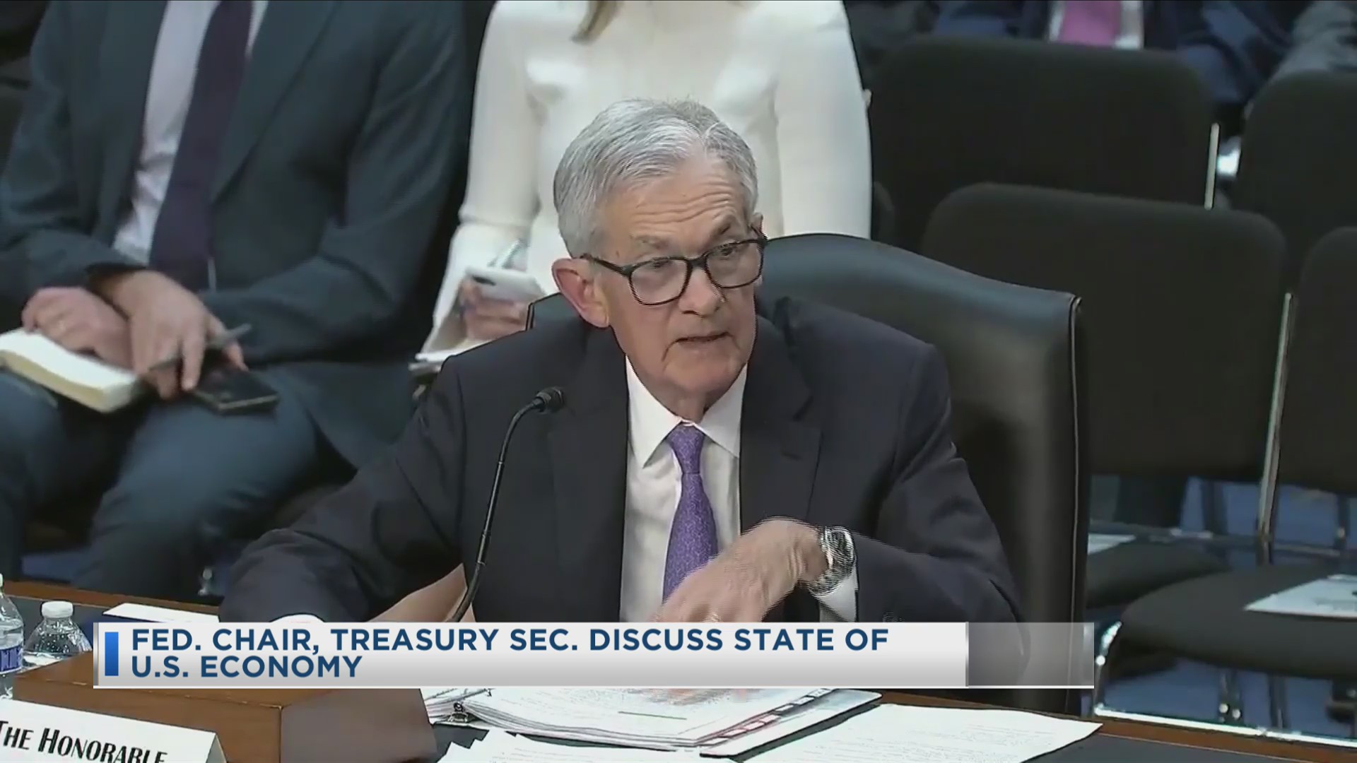 Fed. Chair, Treasury Secretary Discuss State Of U.S. Economy ...