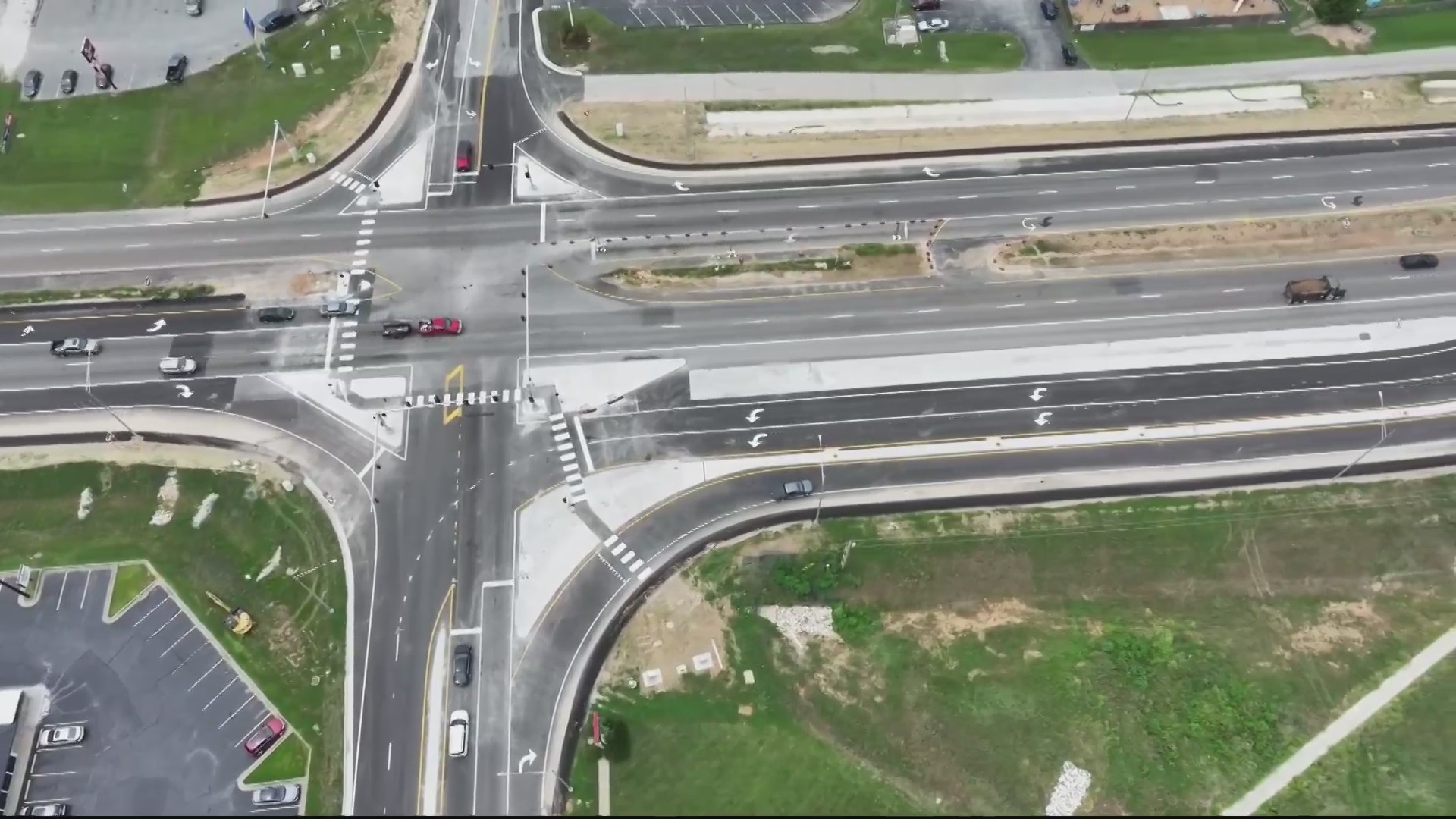Continuous Flow Intersection sees first full day of traffic – KOLR ...