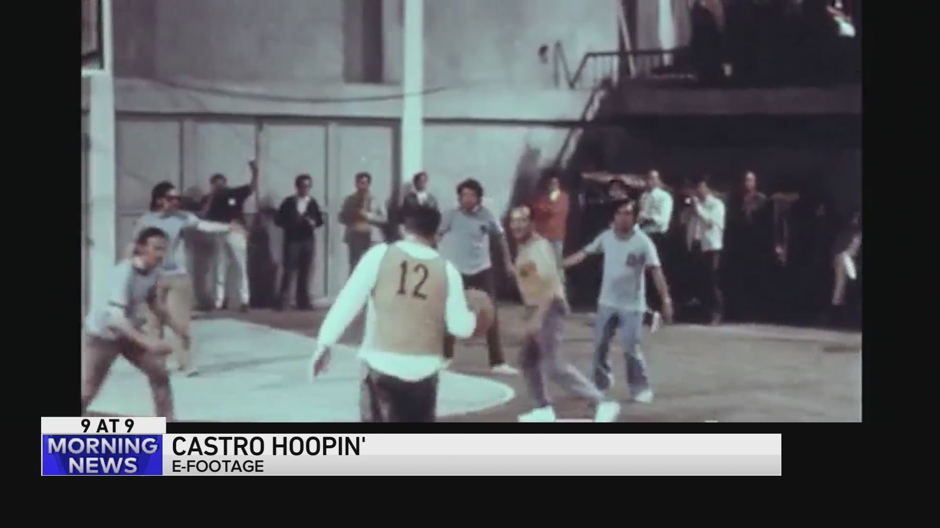 9@9: Rare footage of Fidel Castro playing basketball – WGN-TV