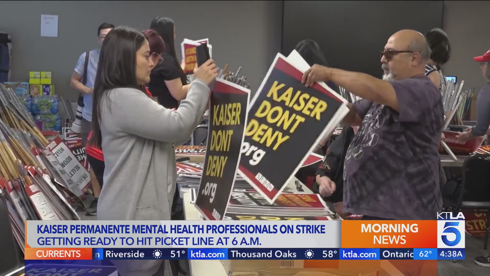 Kaiser Permanente mental health professionals begin strike – KTLA