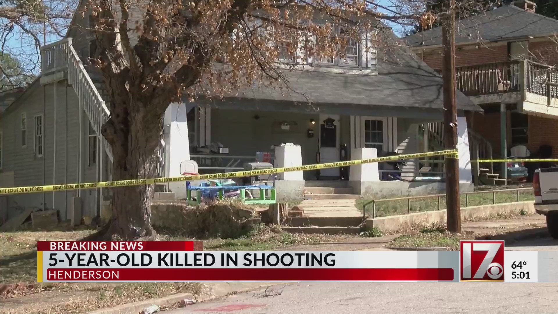 5 year old killed in Henderson shooting – CBS17.com