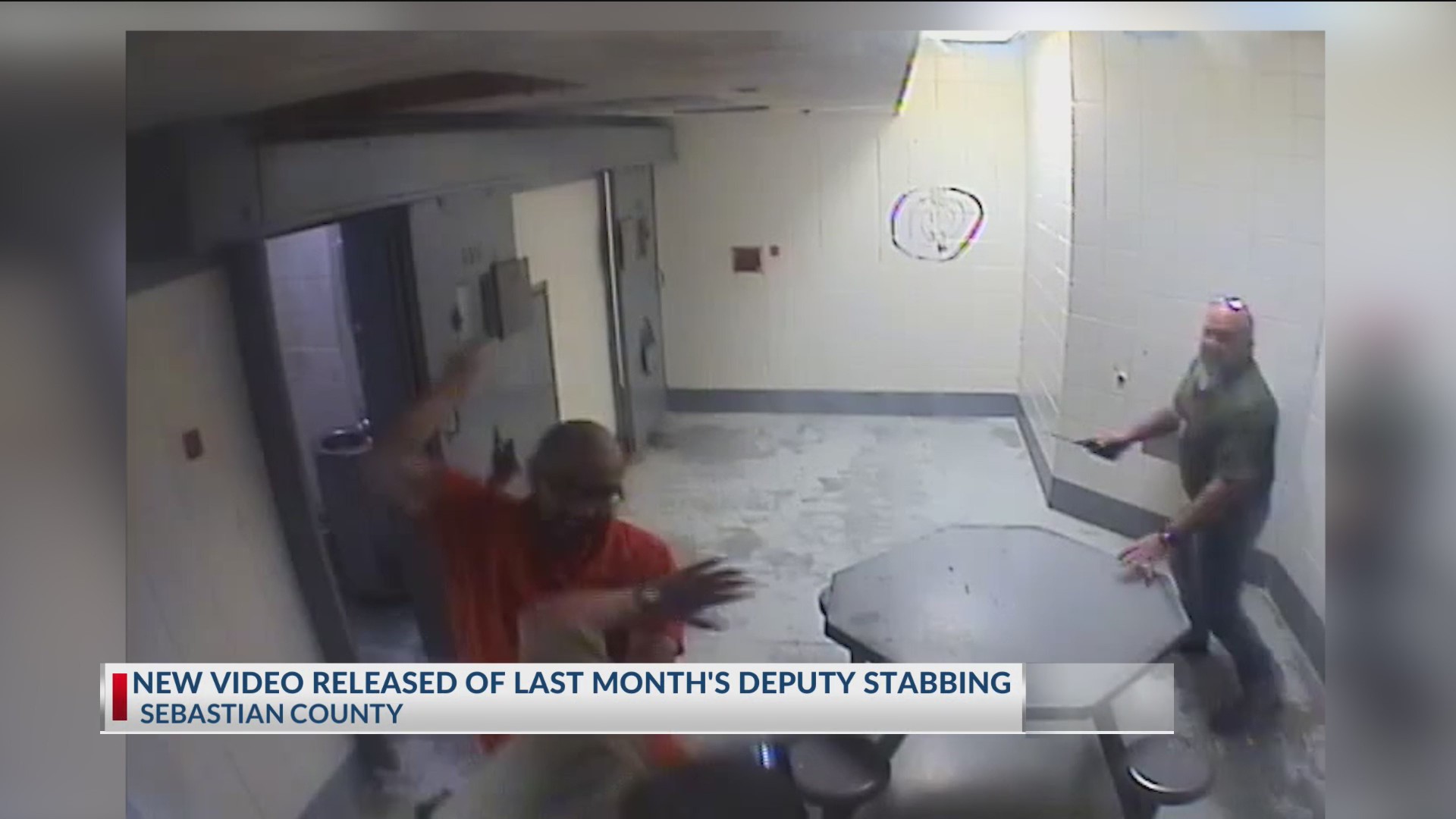 WATCH: Video shows inmate’s attack on Sebastian County Sheriff’s ...
