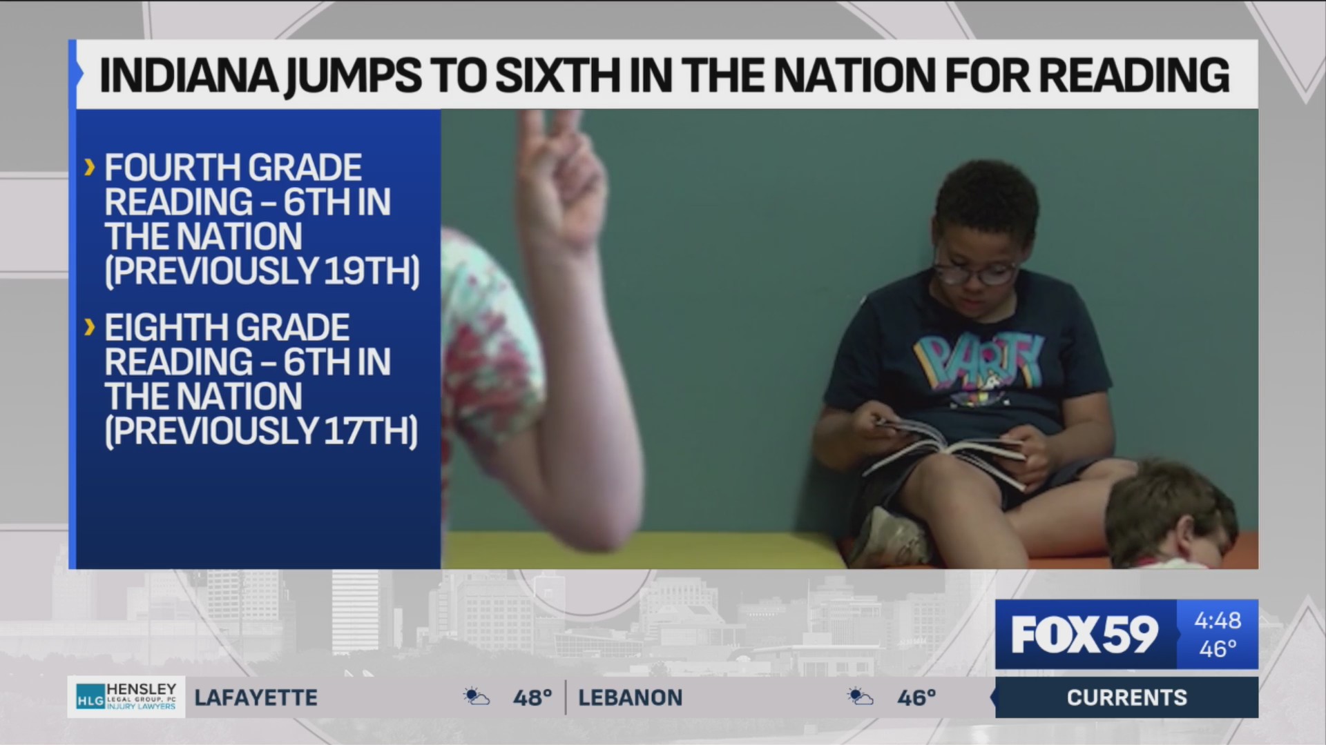 Indiana DOE reports increase in student reading level in national ...