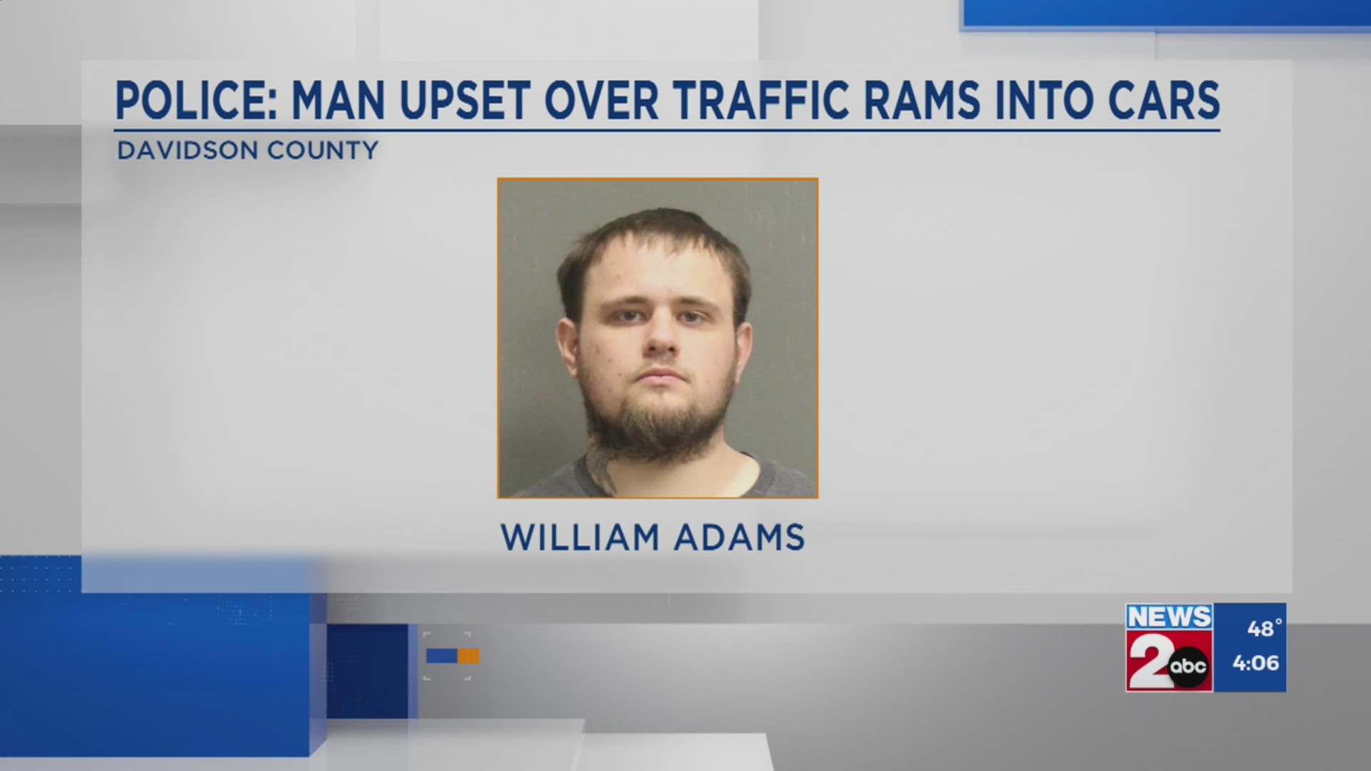 MNPD: Man arrested after ramming cars while ‘apparently upset’ over ...