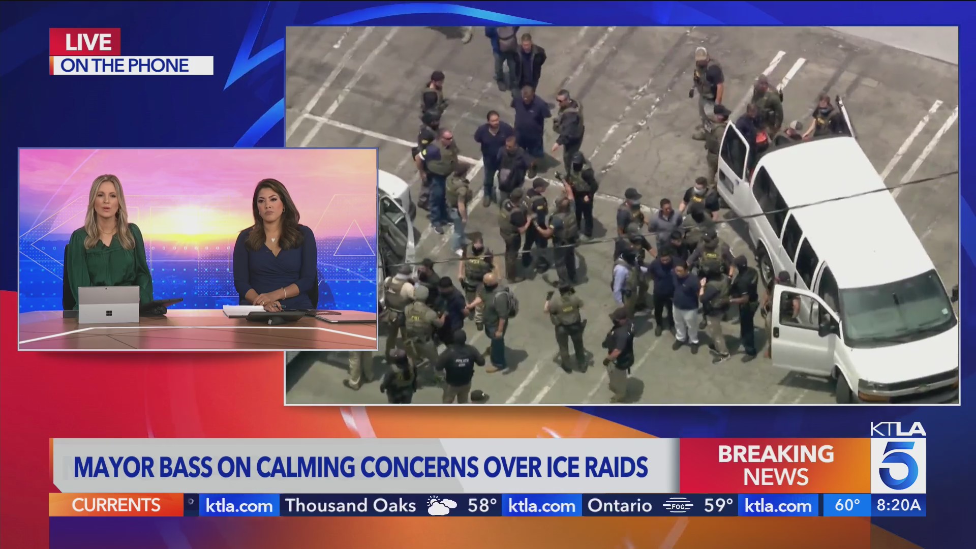 Mayor Bass discusses ICE raids concerns and chaos – KTLA