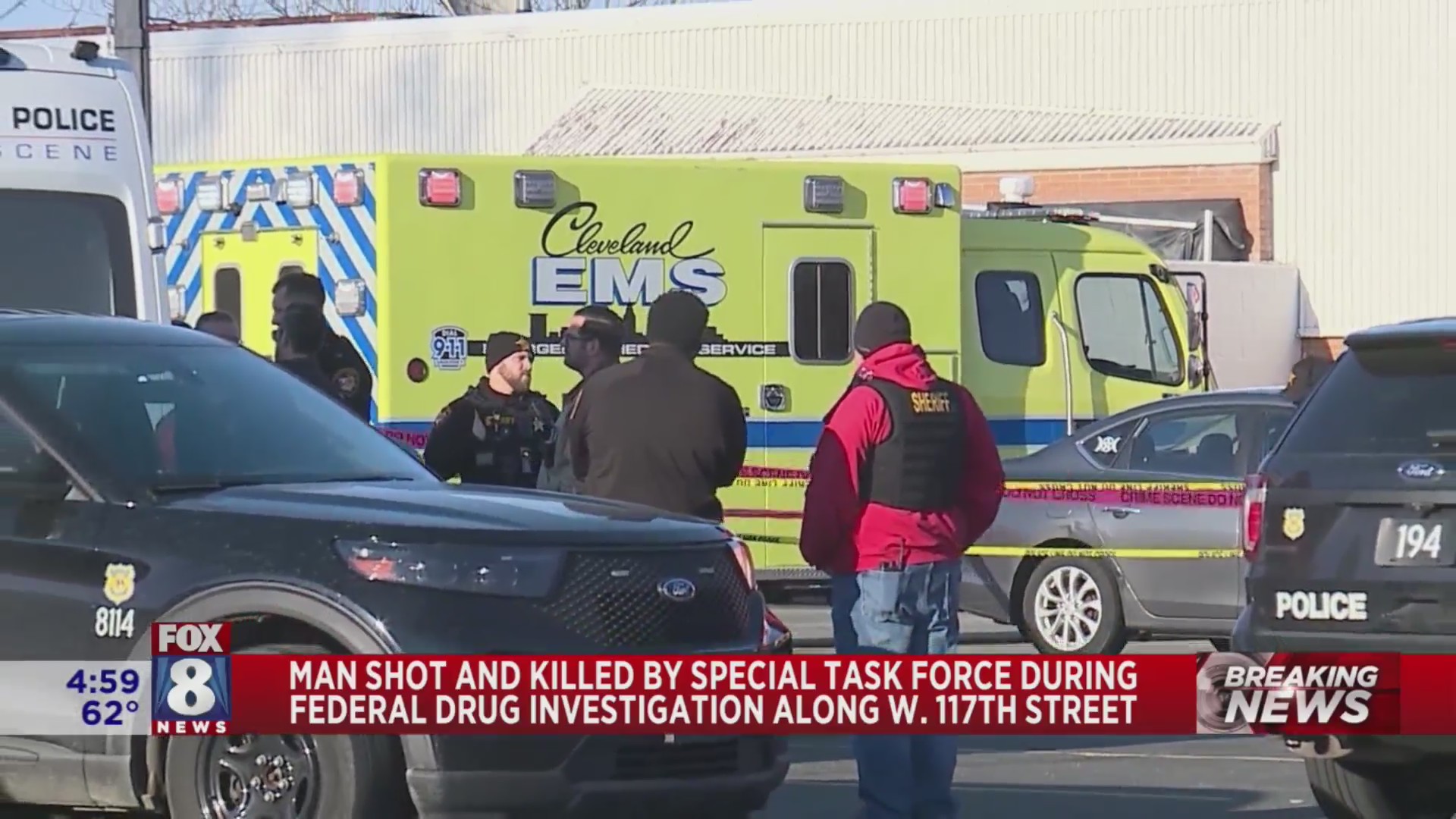 Officials give update on officer-involved shooting outside Cleveland ...