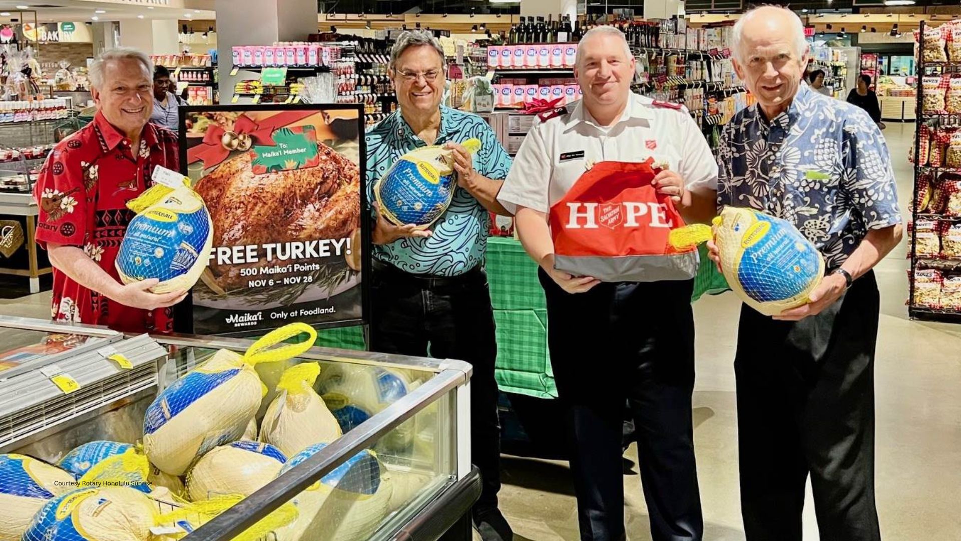 Rotary, Foodland, Salvation Army team up for a Thanksgiving turkey ...