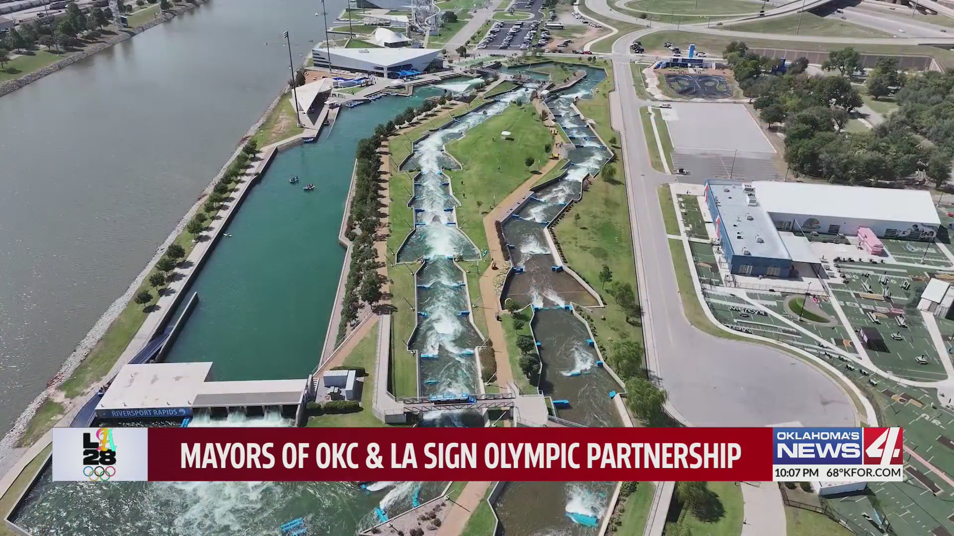 Mayors of OKC & LA sign Olympic partnership – KFOR.com Oklahoma City