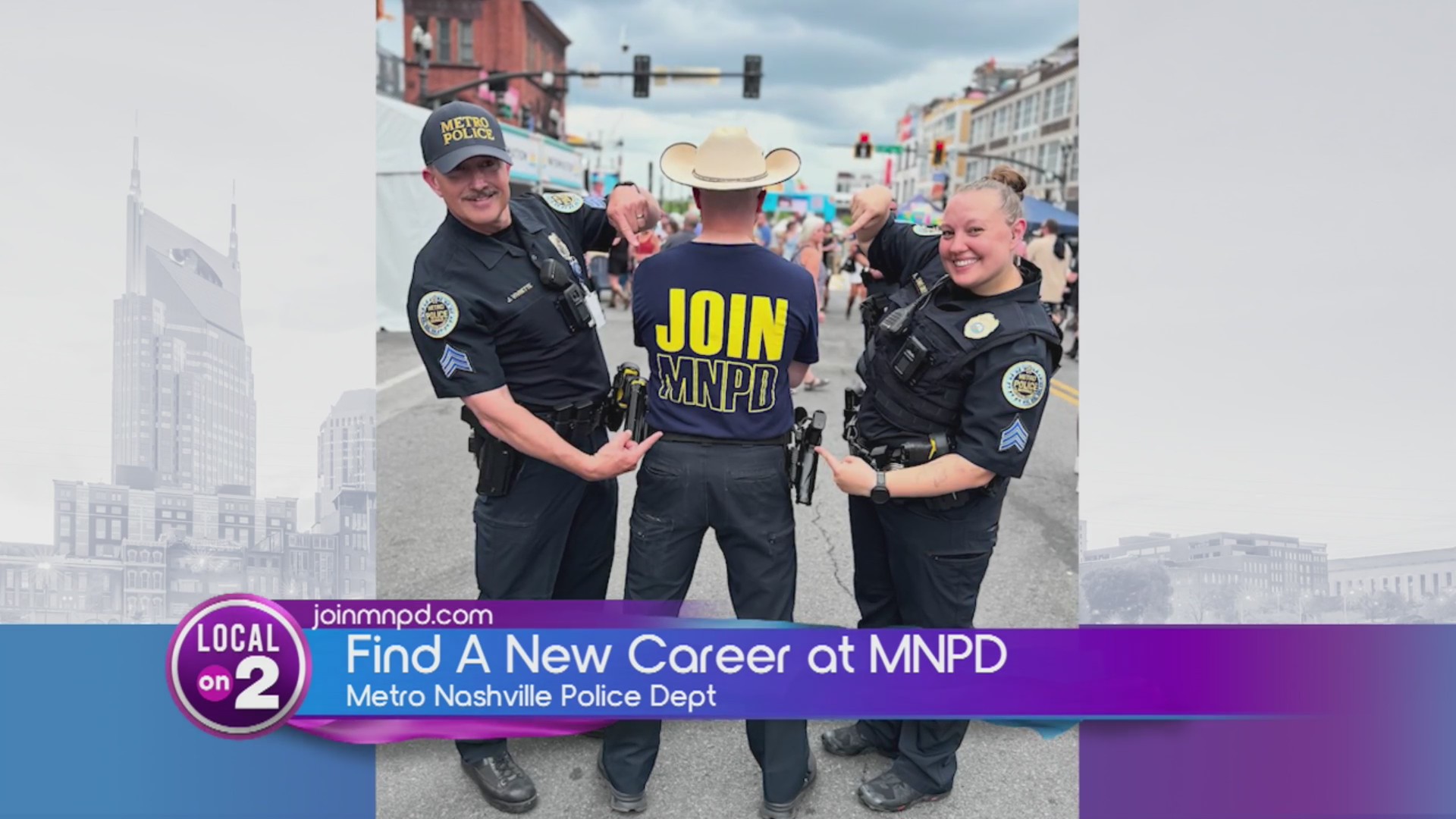 Join MNPD: Serve With Pride and Professionalism – WKRN News 2