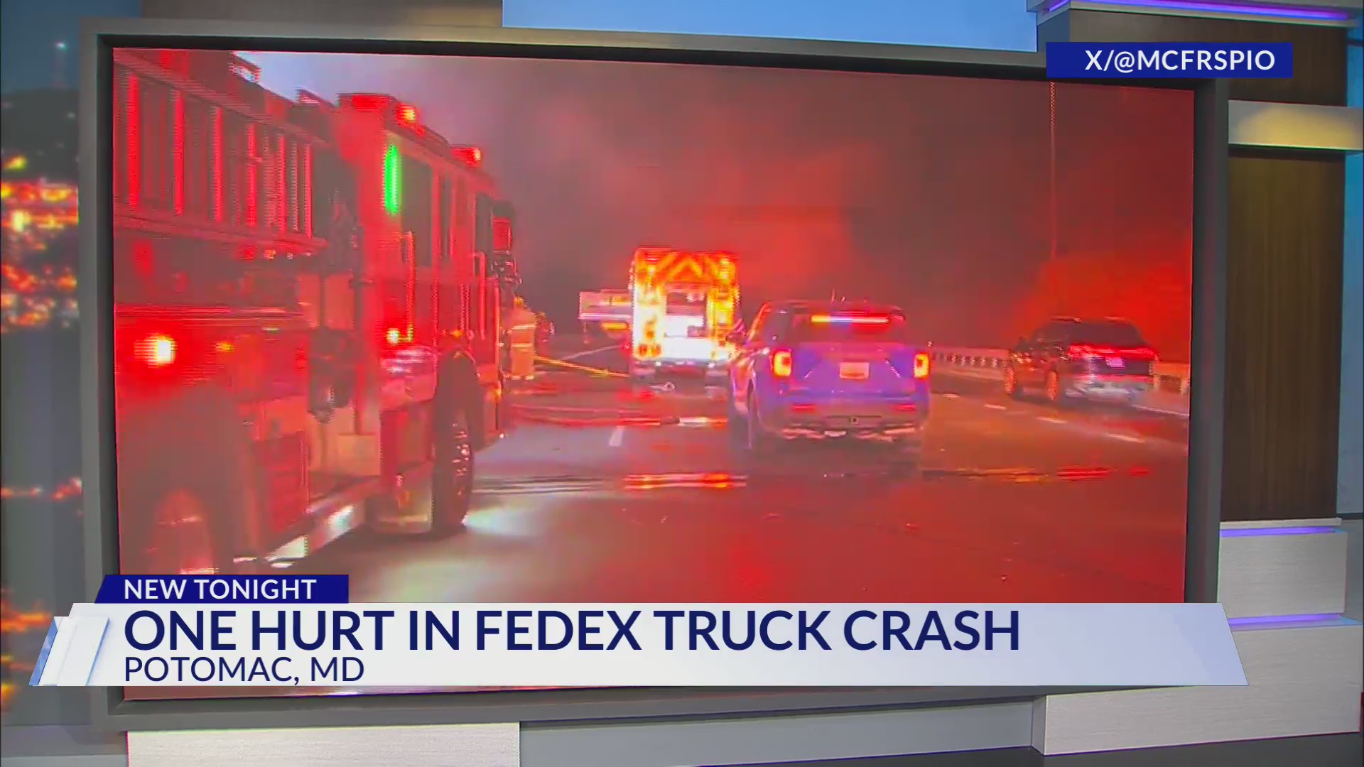 FedEx truck catches fire after crash on I-270 in Montgomery County – DC ...