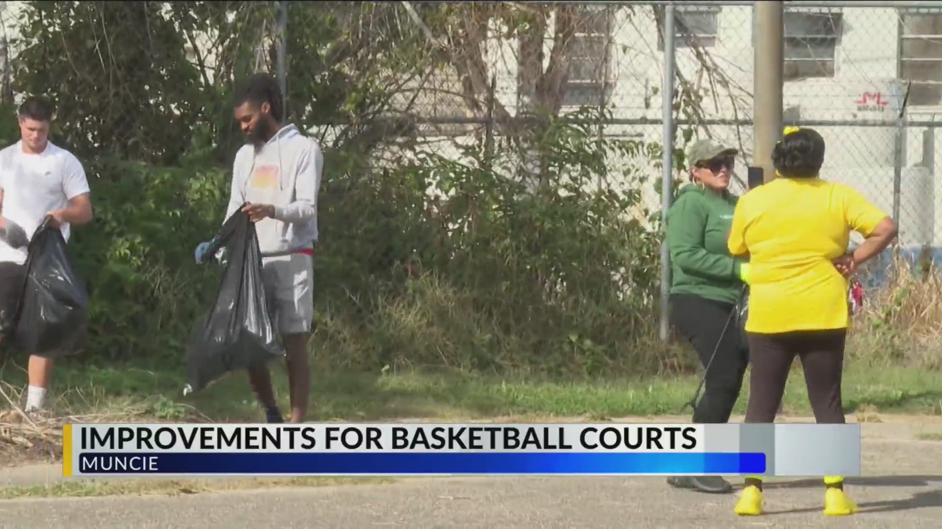 Muncie park basketball courts getting revamped thanks to young resident ...