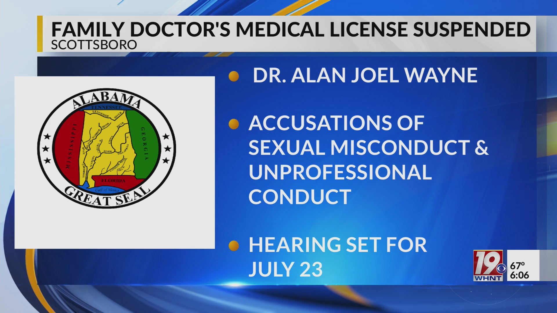 Scottsboro Doctor’s Medical License Suspended Pending Hearing | April ...