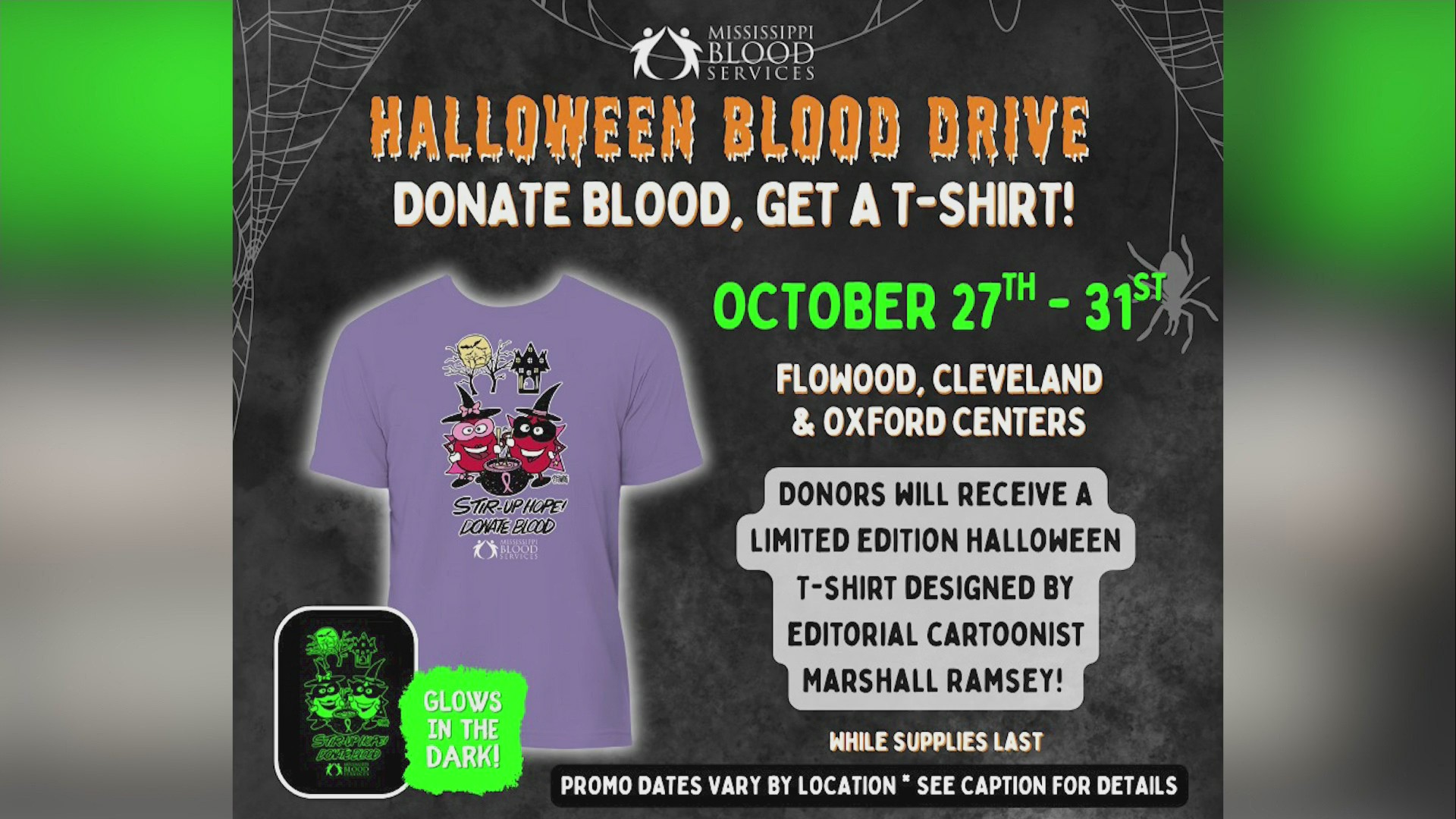 Mississippi Blood Services seeks 500 donors in Halloween drive – WJTV