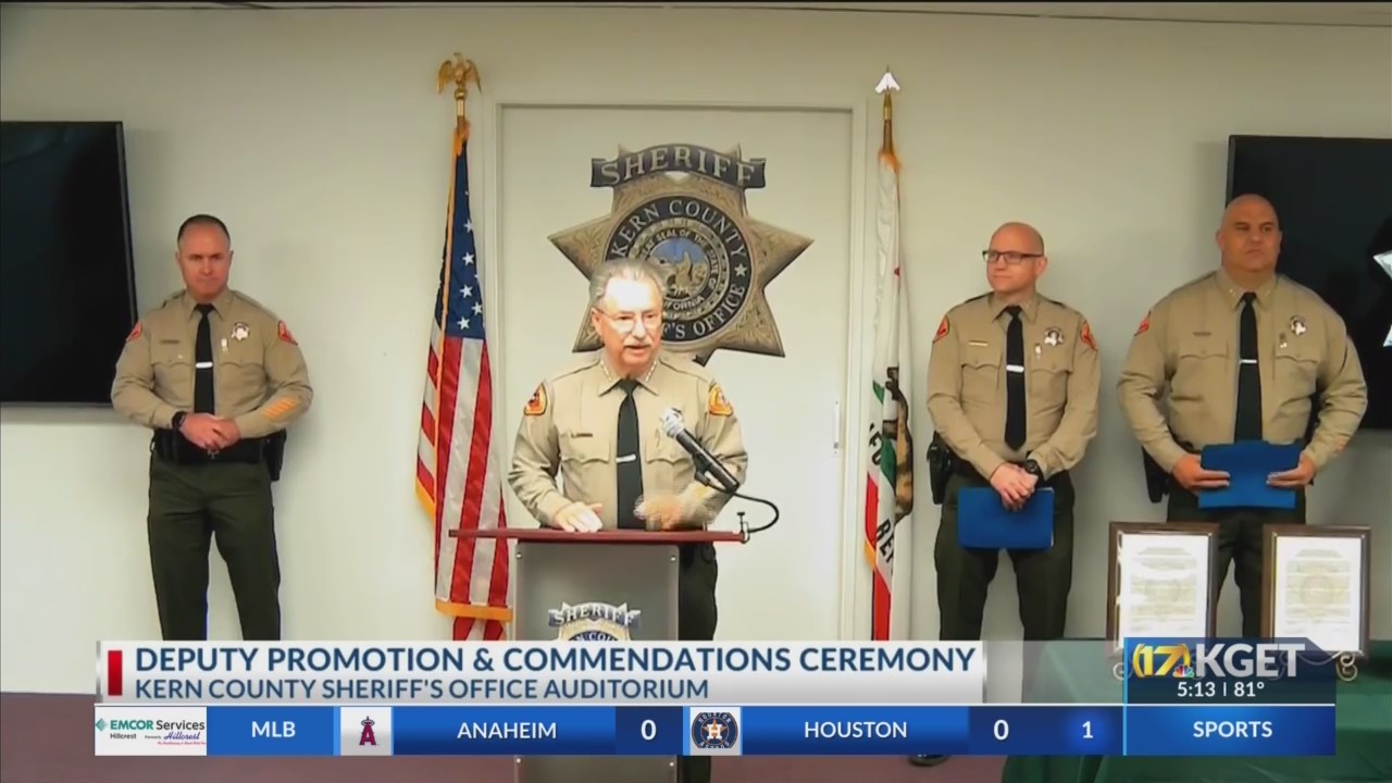 KCSO promotion ceremony highlights accomplished deputies – KGET 17 News