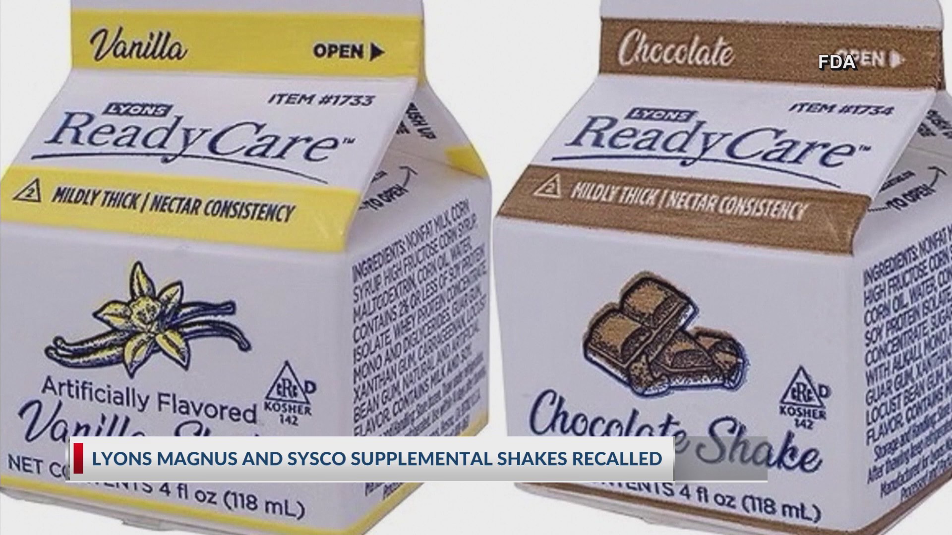 Lyons Magnus and Sysco Supplemental shakes recalled – WCBD News 2