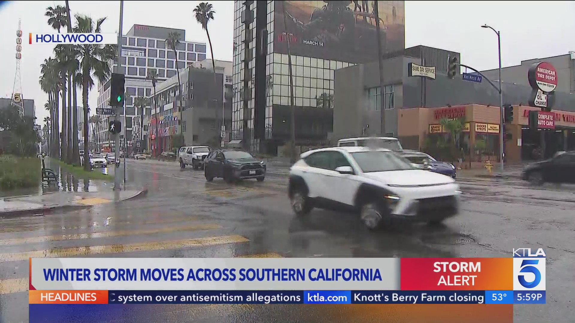 KTLA Team Coverage: Rainstorm moves into Southern California – KTLA