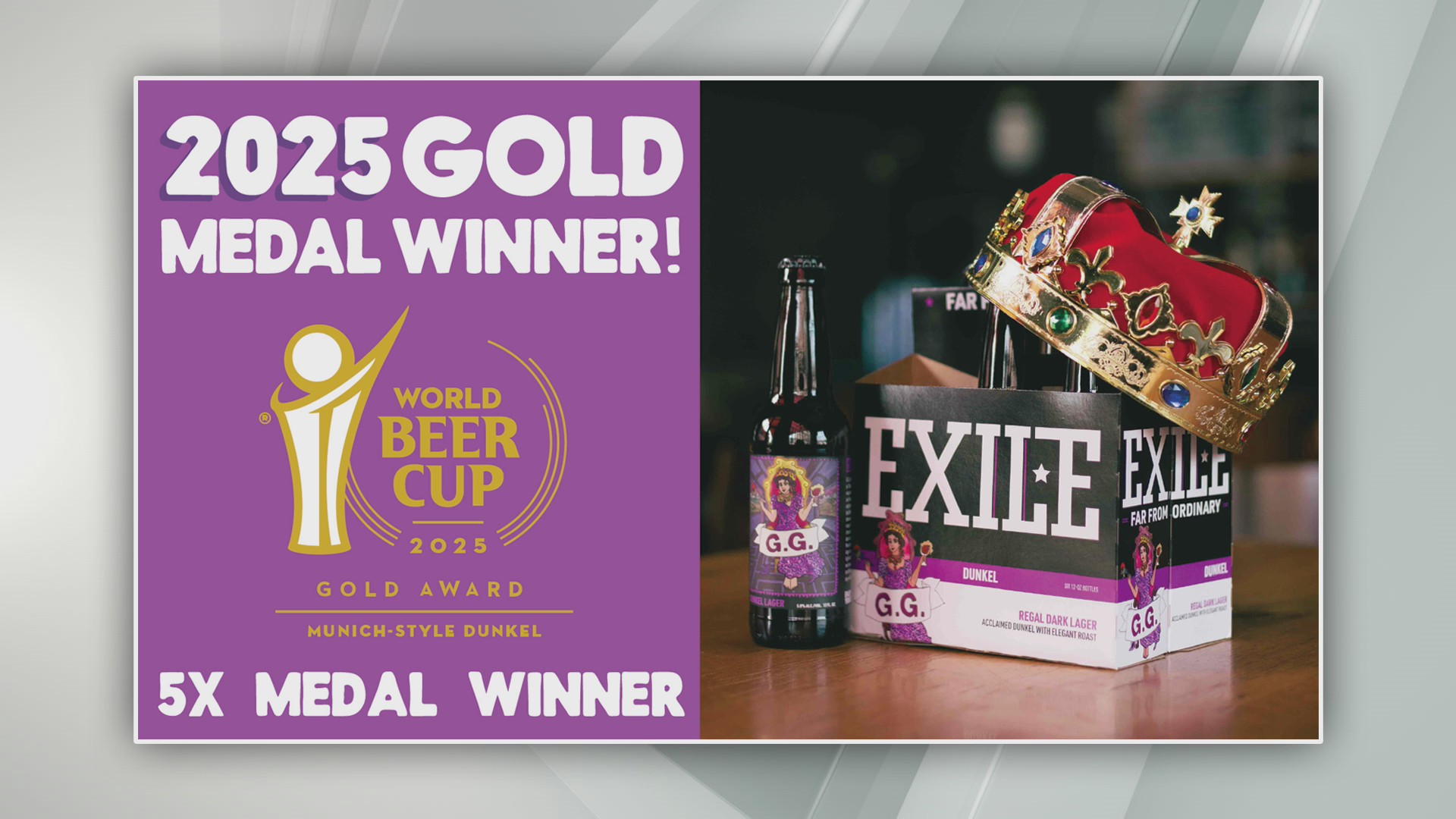 Exile Brewing Company wins gold at world beer competition – who13.com