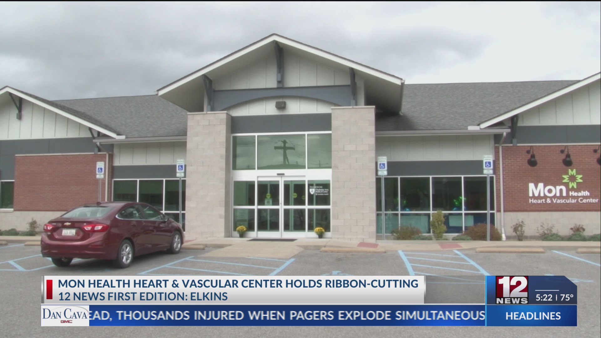 Mon Health Heart and Vascular cuts ribbon on CT unit, telehealth ...