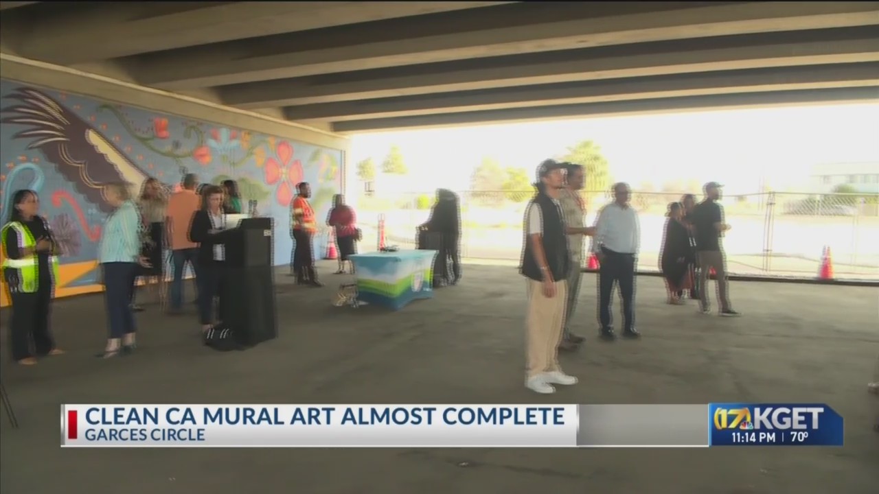Garces Circle art project nearly complete – KGET 17 News