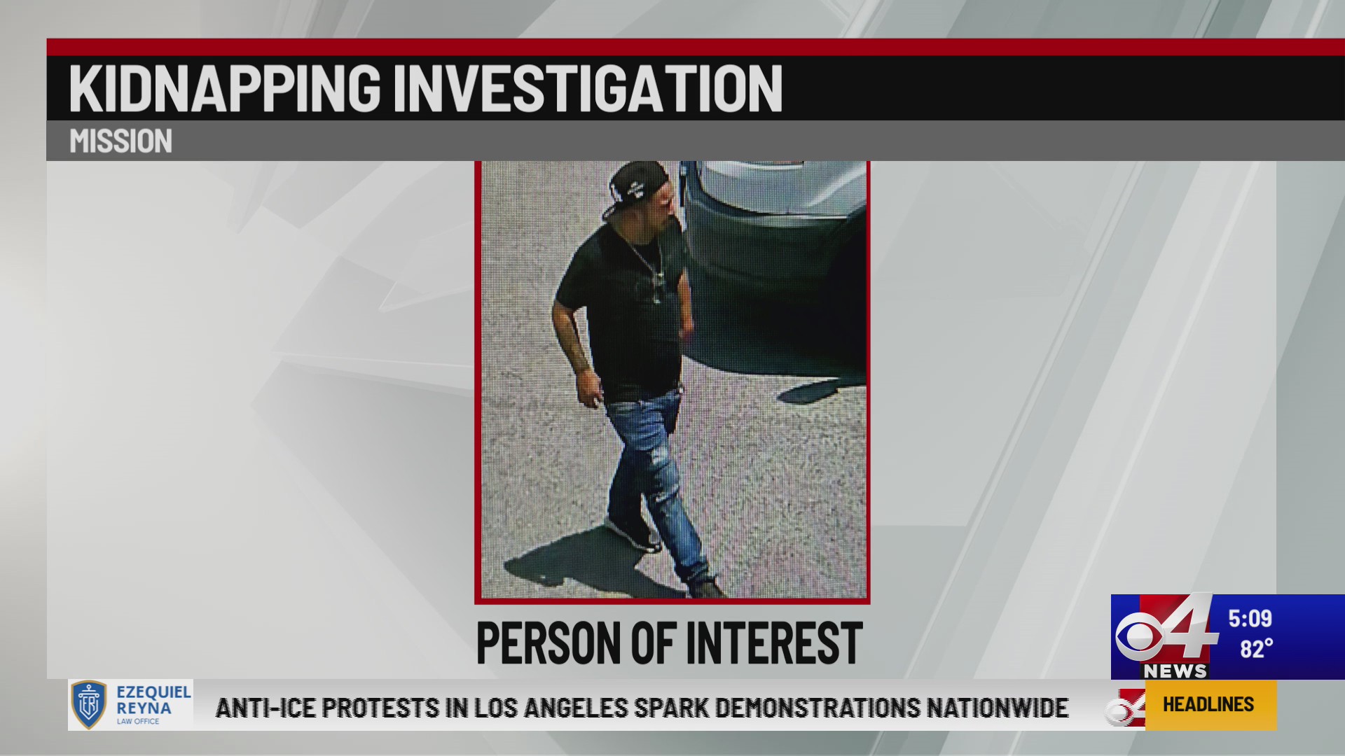 Mission Police: Person of interest in kidnapping investigation – KVEO-TV