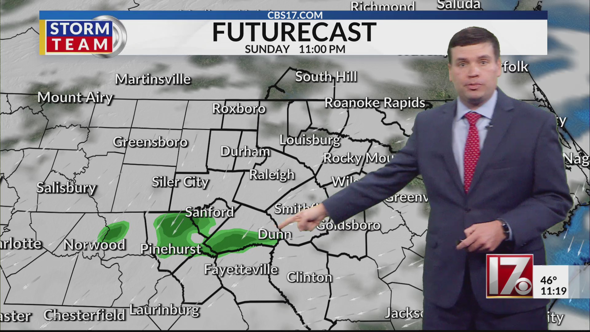 Lance Blocker’s Sunday central NC weather forecast – CBS17.com