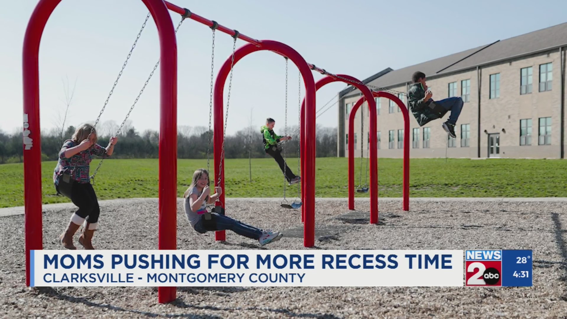 Montgomery County moms pushing for more recess time – WKRN News 2