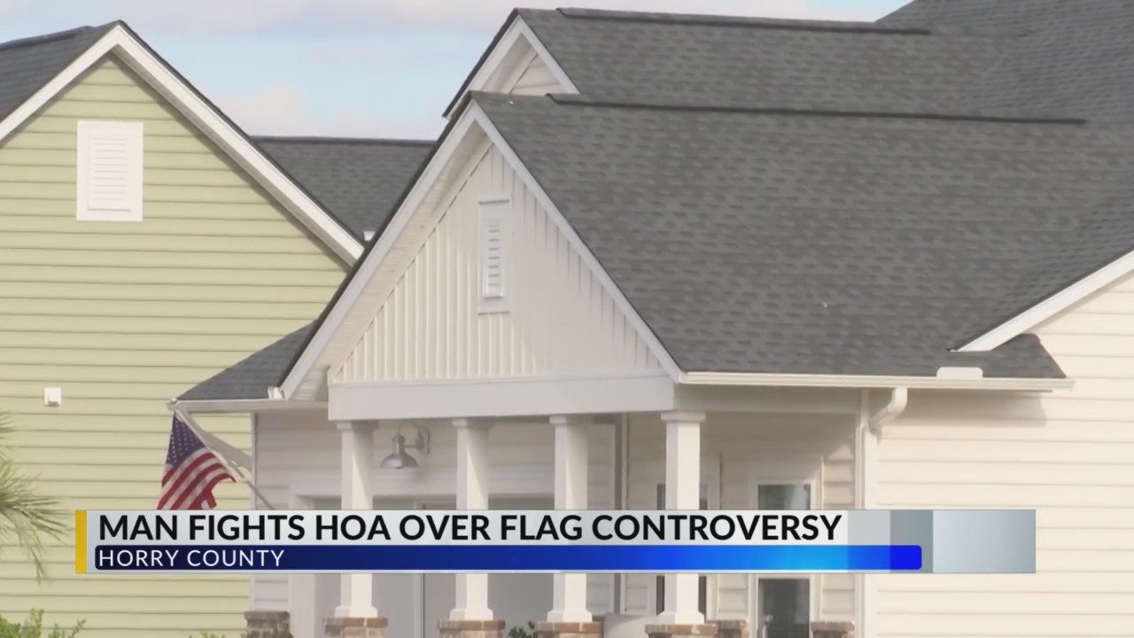 Myrtle Beach resident says HOA demanded he take flags down without ...