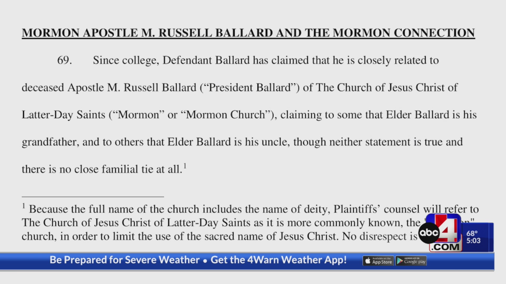 New motion filed in Tim Ballard case over relationship between Ballard ...