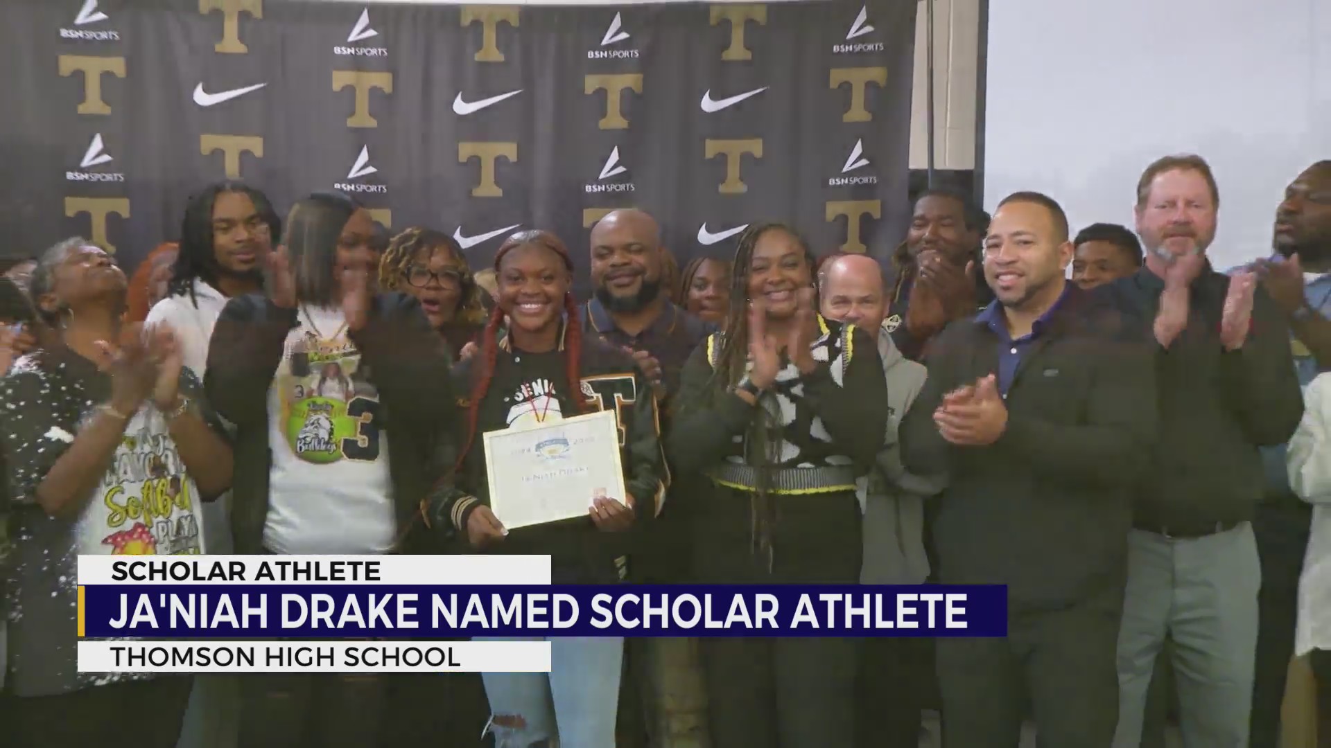 Thomson’s Ja’Niah Drake named Scholar Athlete of the Week – WJBF