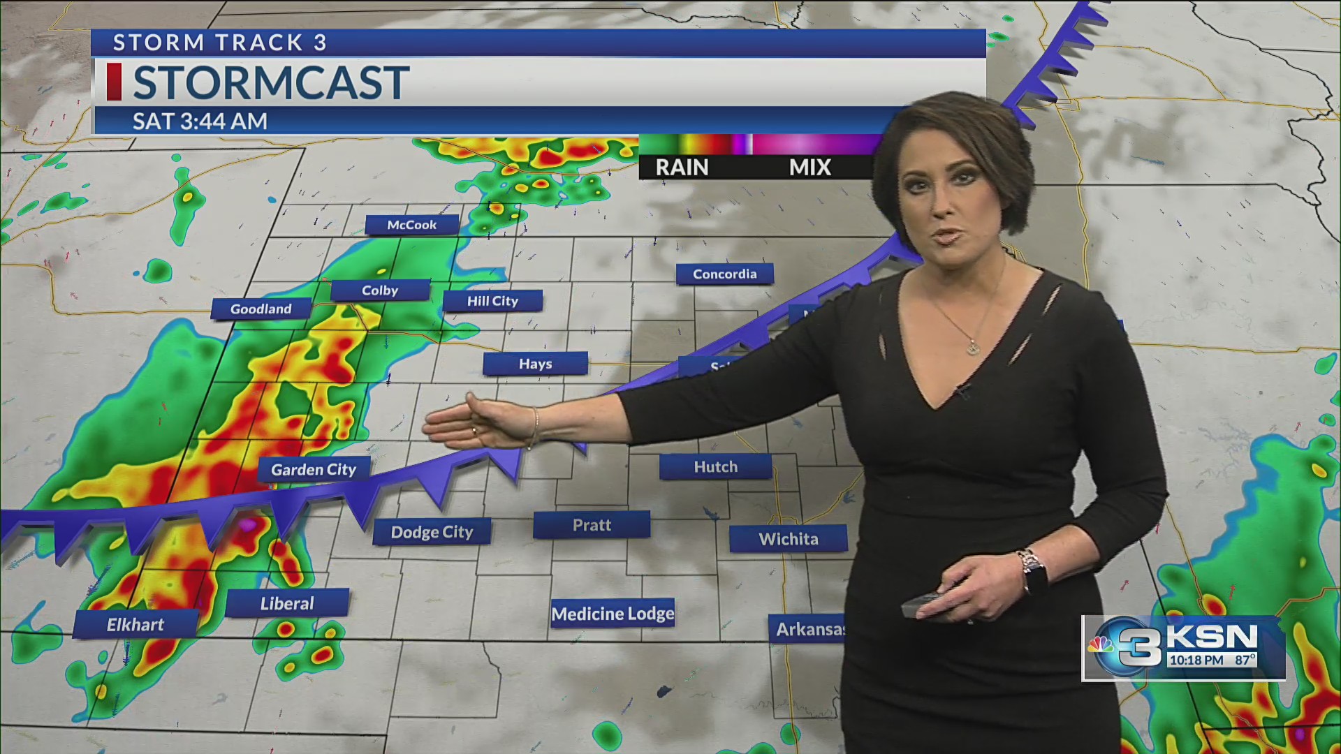 Friday 10 PM Forecast Update – KSN-TV