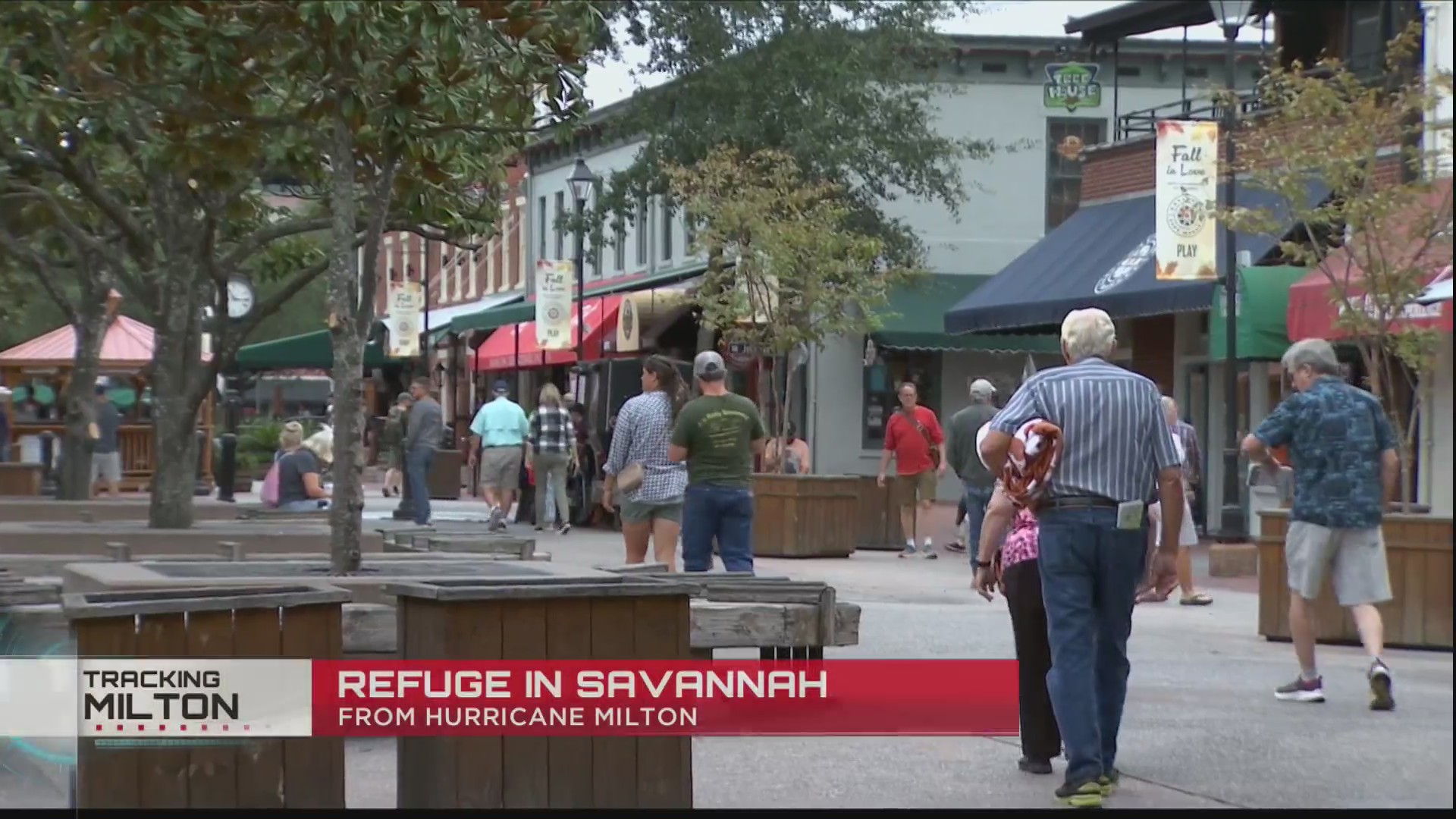 Turning evacuation into vacation: Floridians find refuge in Savannah ...