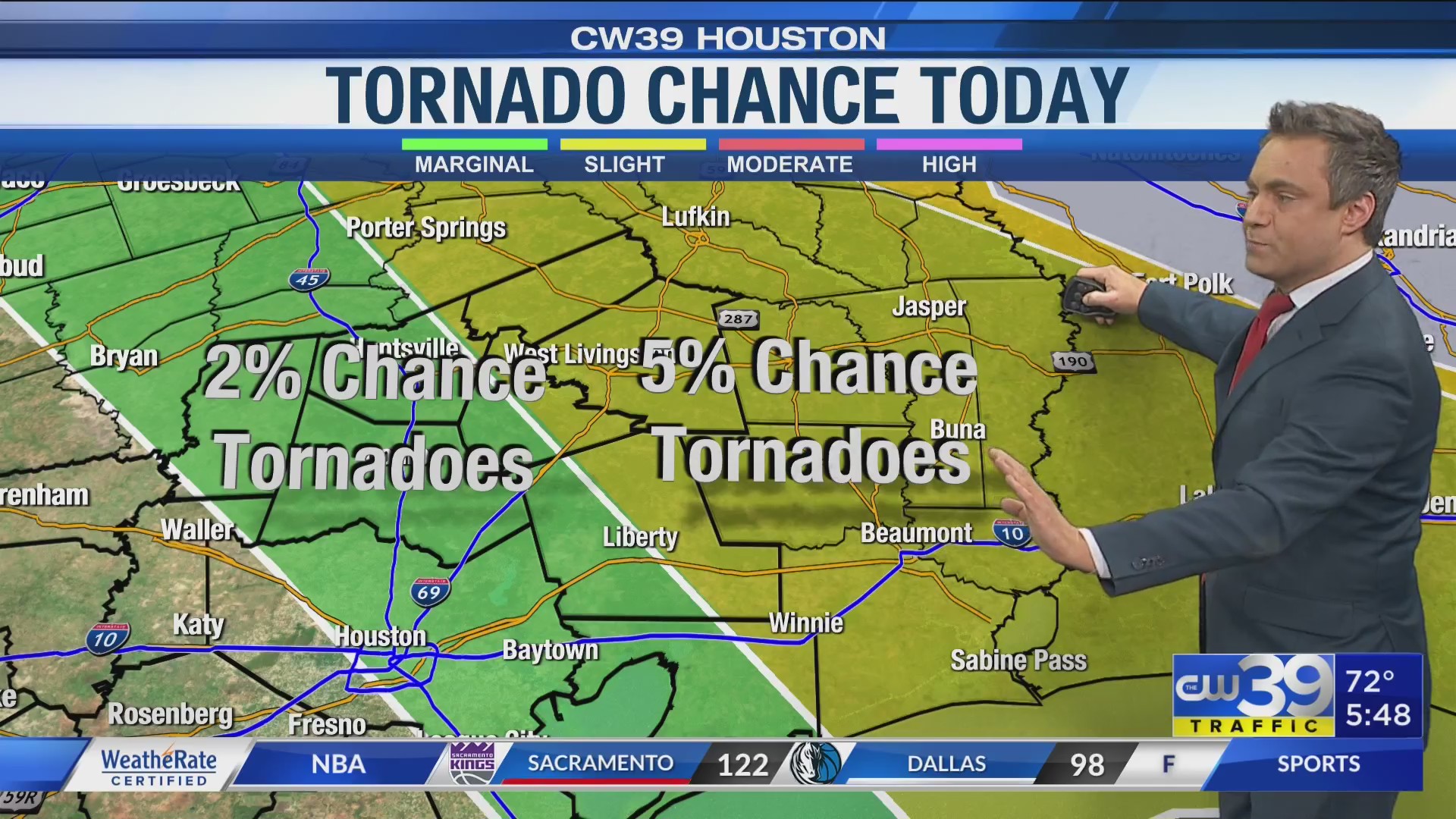 2-5% Chance of isolated tornadoes Tuesday, plus your fire weather ...