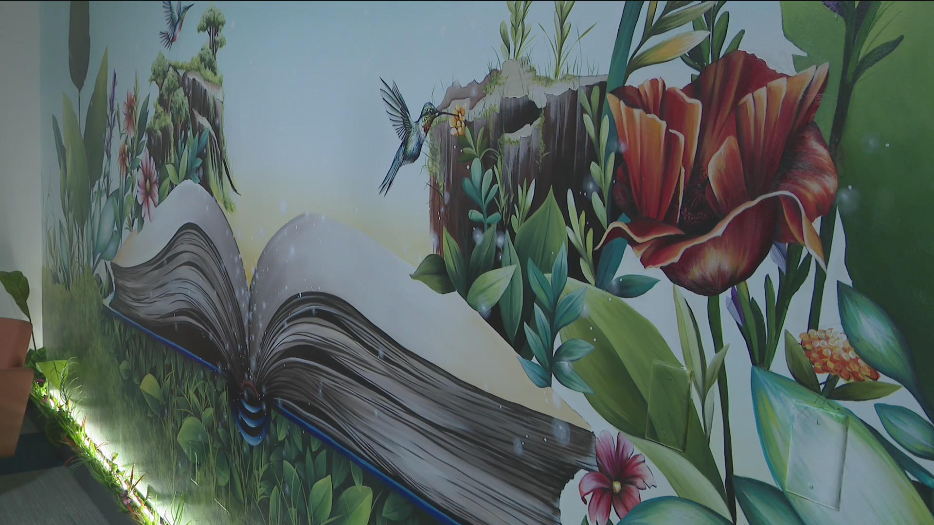 New tactile mural, sensory wellness space helps Ruby Van Meter students ...