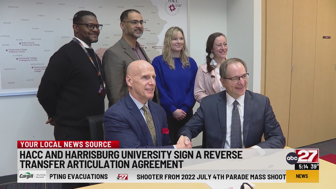 HACC, Harrisburg University sign reverse transfer articulation agreement – ABC27