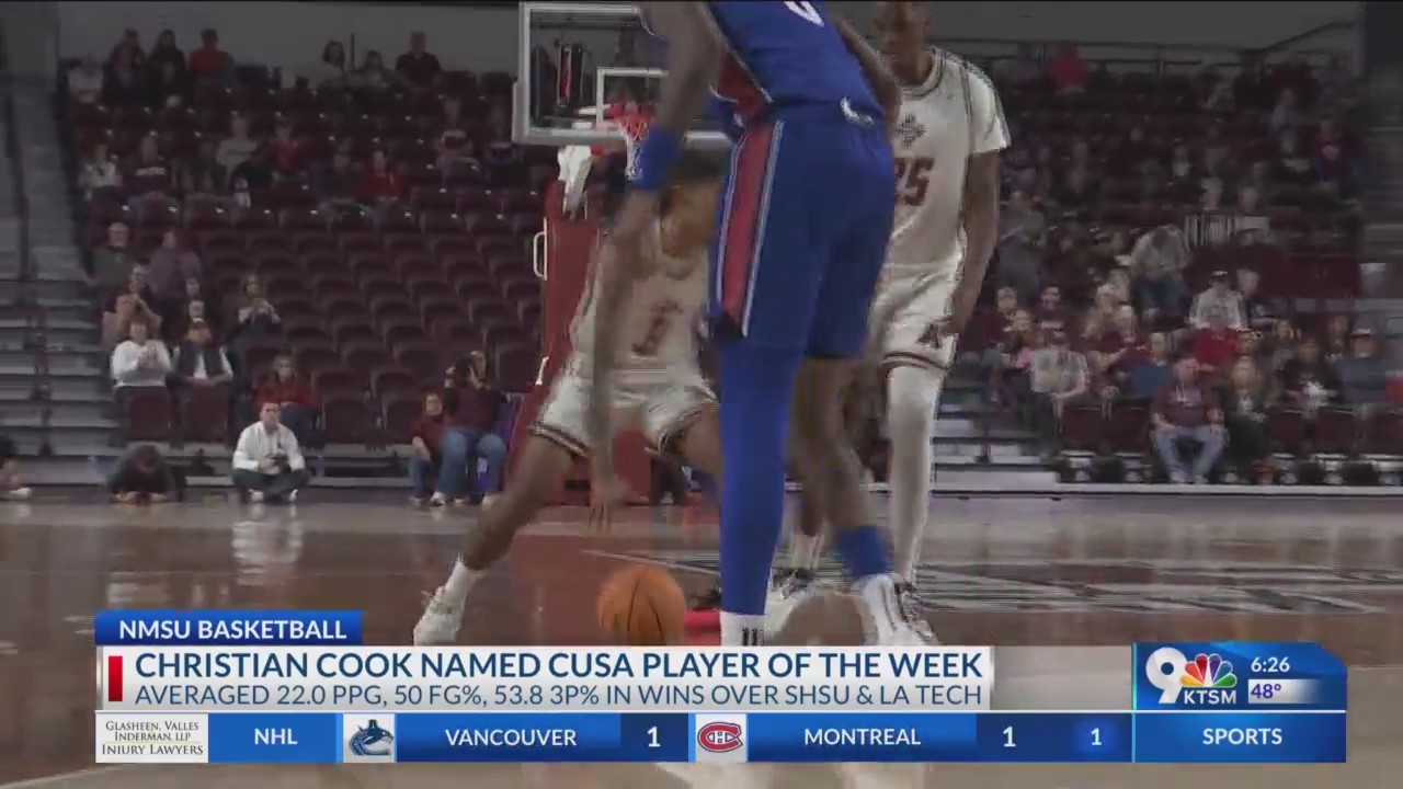 NMSU’s Christian Cook named Conference USA Player of the Week – KTSM 9 News
