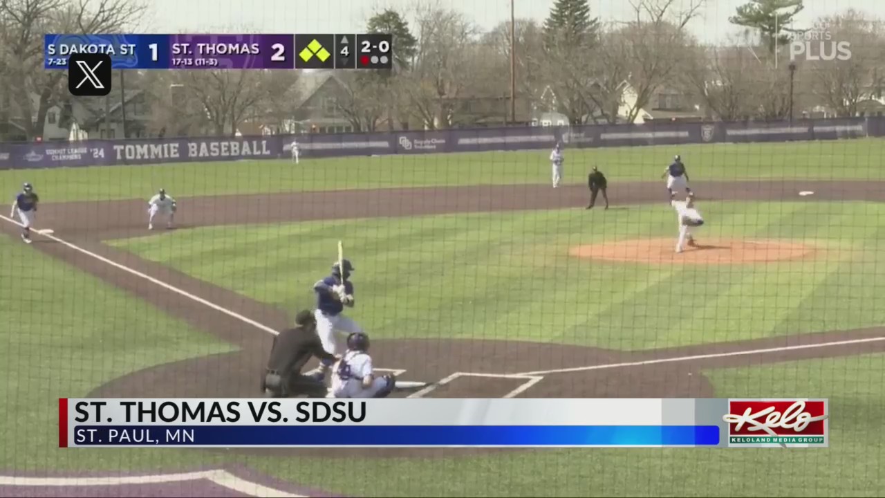 SDSU trails St. Thomas, remainder of game moved to Friday – KELOLAND.com
