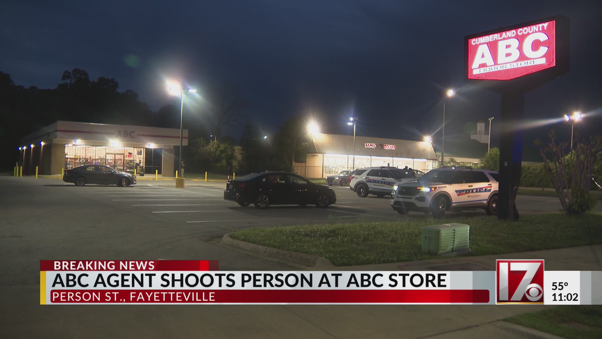 ABC officer shoots person at Fayetteville ABC store – CBS17.com
