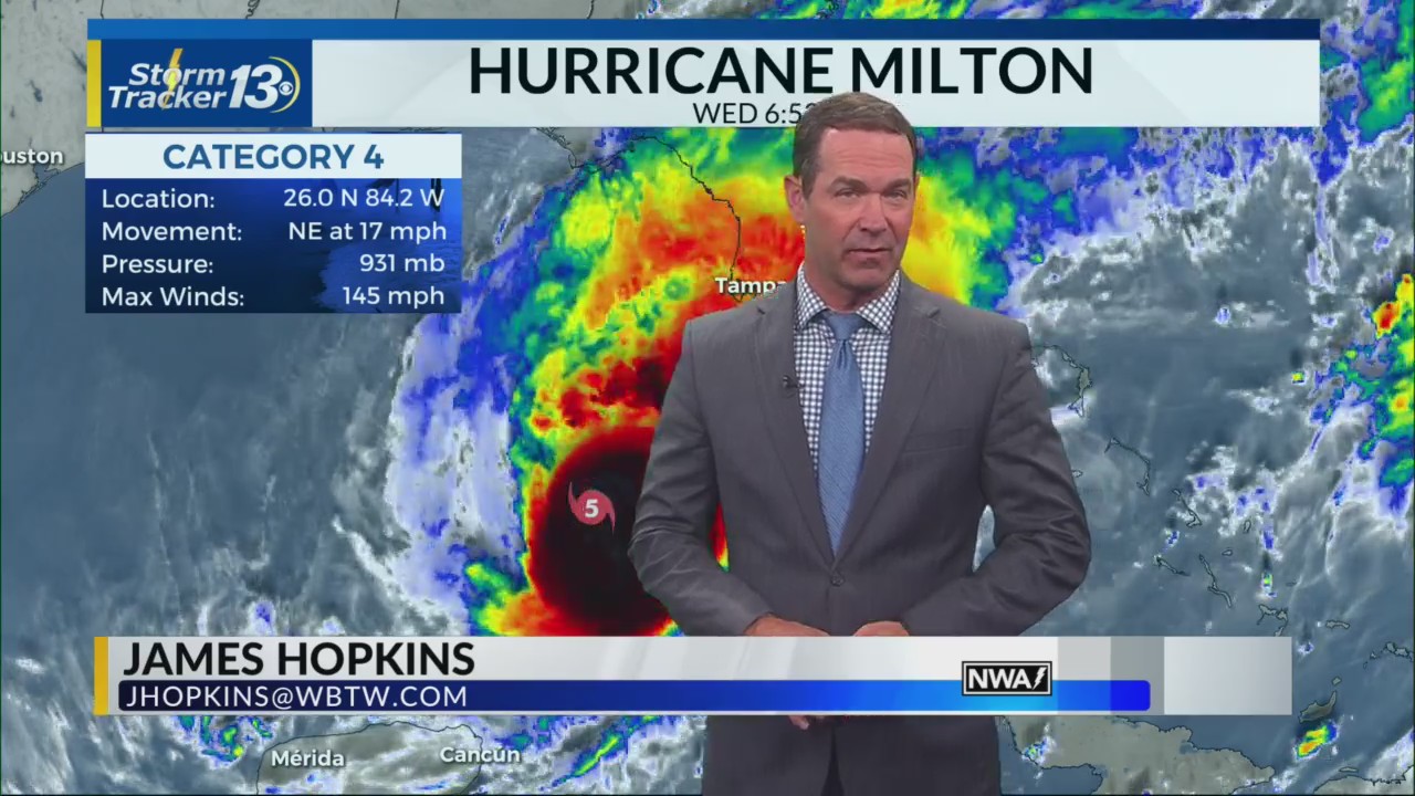 Milton forecast to hit Florida as major hurricane – WBTW