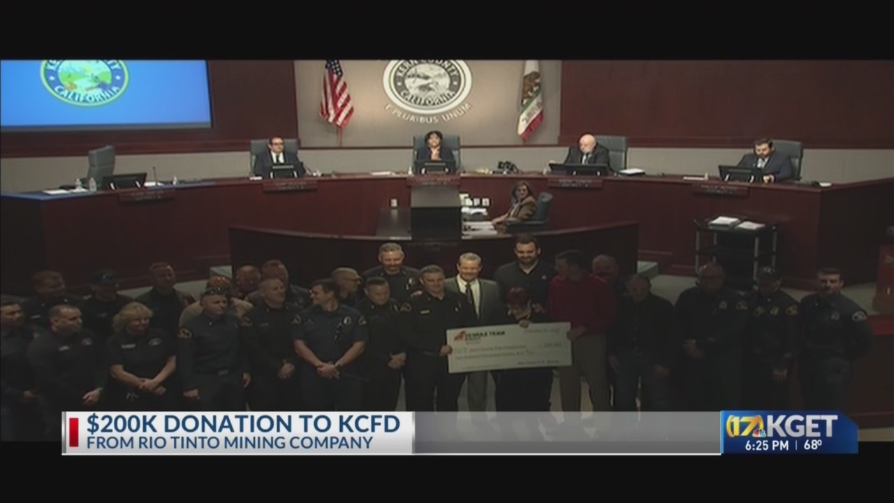 KCFD receives $200,000 to strengthen programs and resources – KGET 17 News