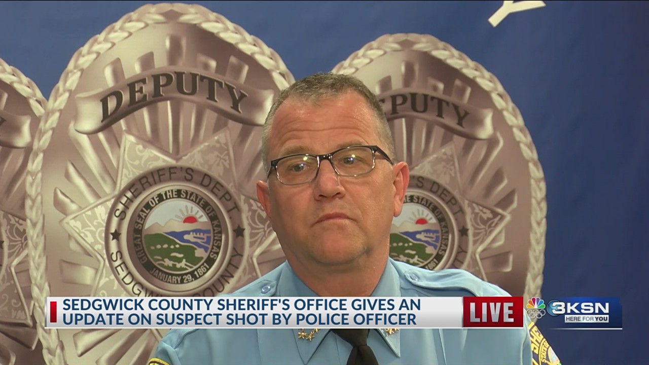 Sedgwick County SHeriff’s Office gives update on suspect shot by police ...