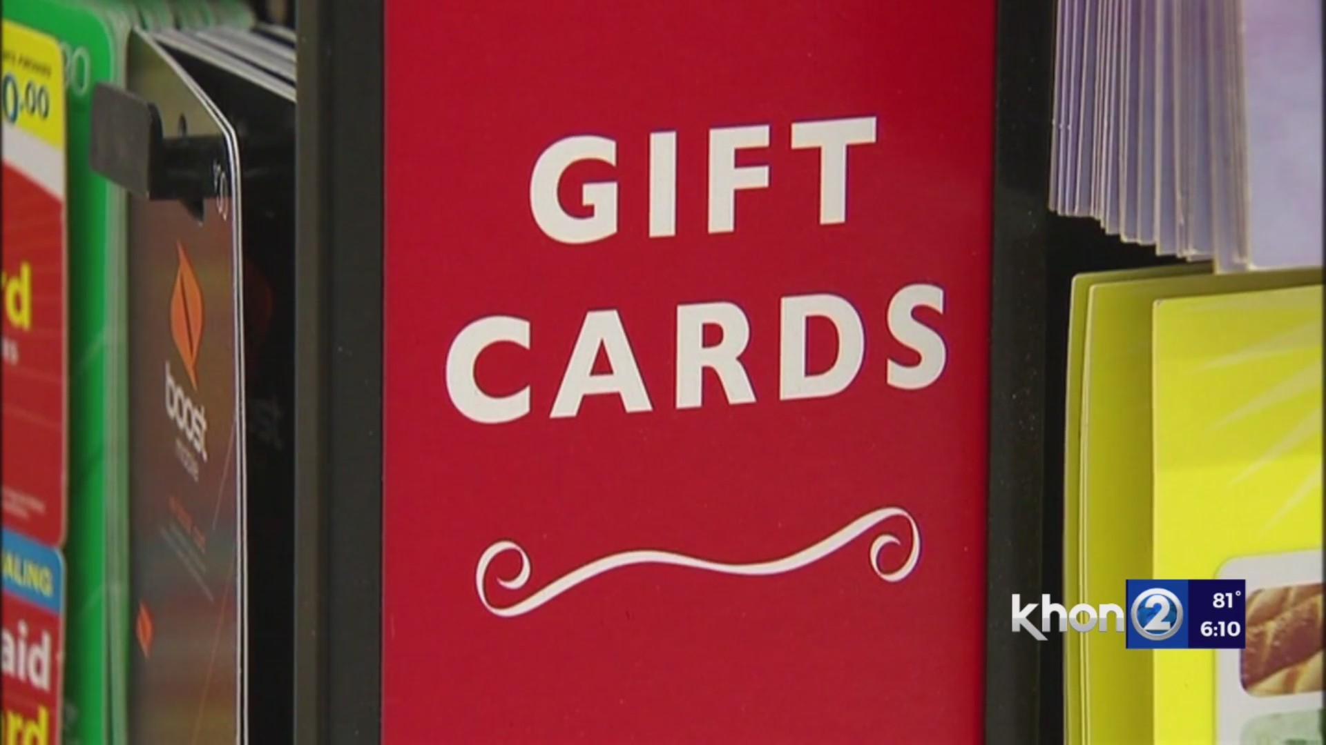 Local woman victim of ‘gift card draining’ scam – KHON2