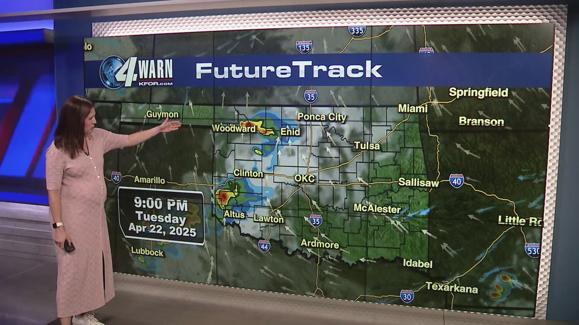 Emily Sutton details the stormy week ahead (4/22/25 6:15AM) – KFOR.com ...