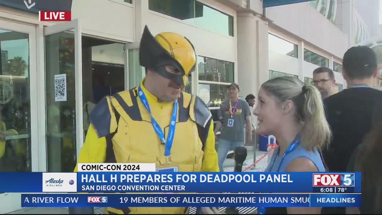 Comic-Con: Hall H prepares for “Deadpool” panel – FOX 5 San Diego ...