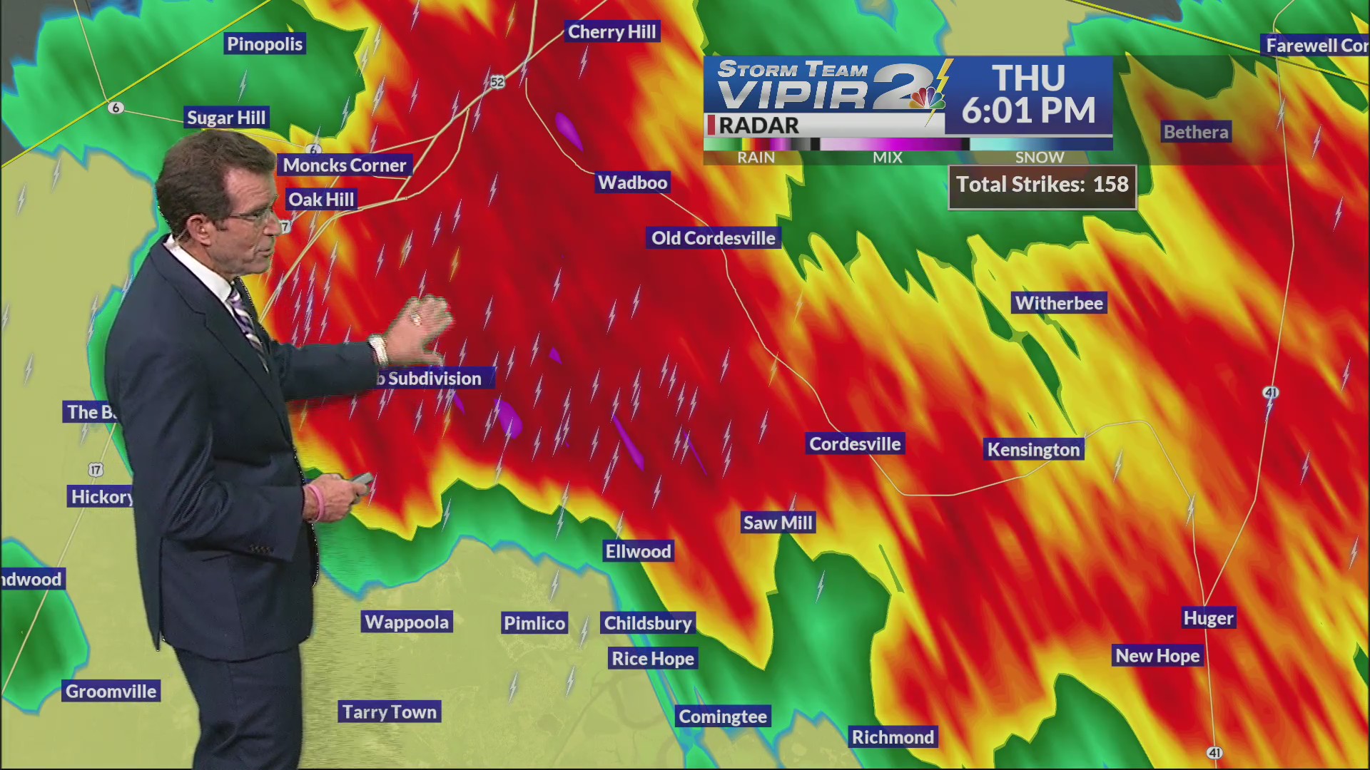 Rob Fowler weather update 6 p.m. – WCBD News 2