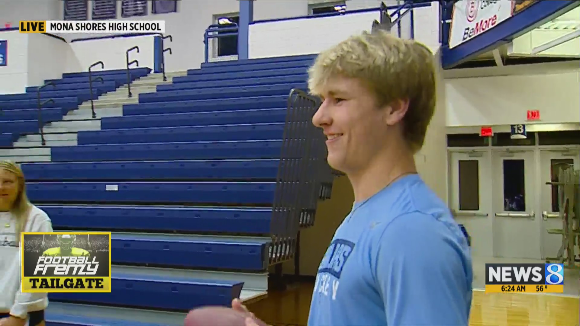 Football Frenzy Tailgate Toss: Mona Shores High School – WOODTV.com