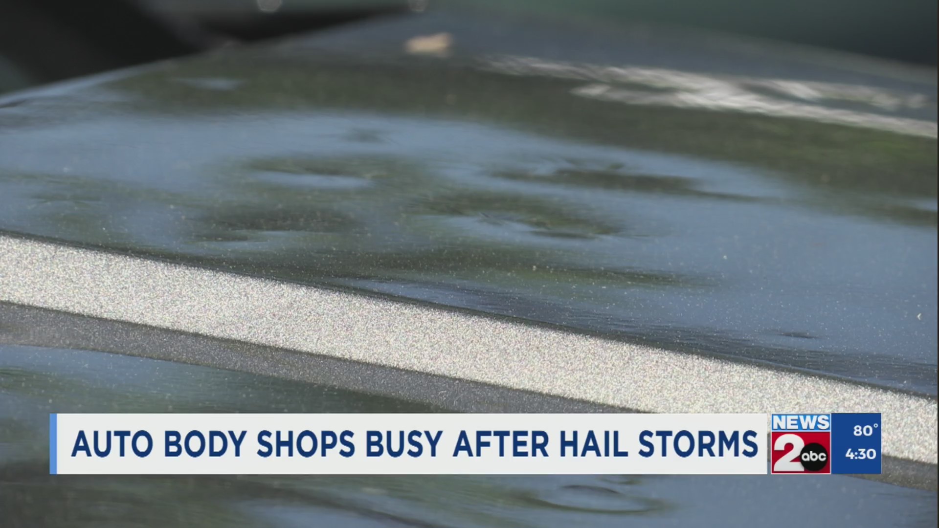 Auto body shops busy after hail storms in Middle Tennessee – WKRN News 2