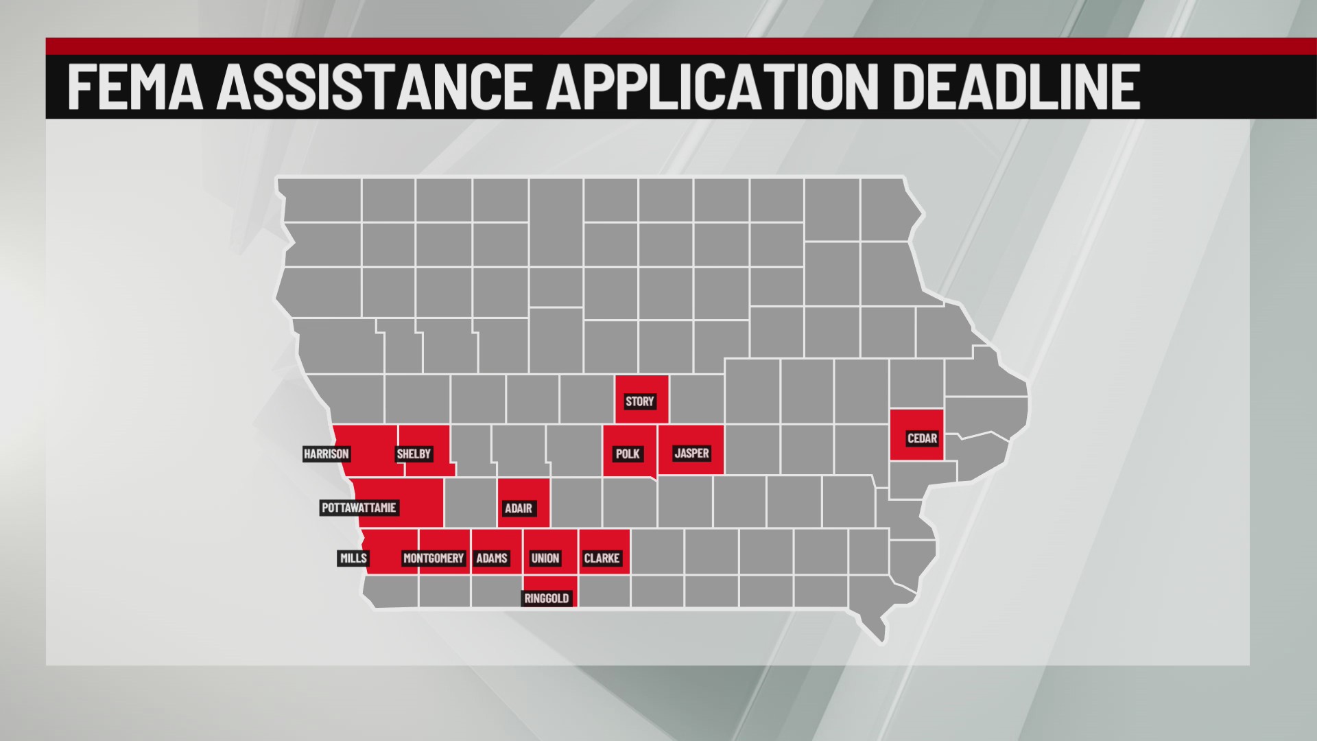 FEMA application deadline approaches – who13.com
