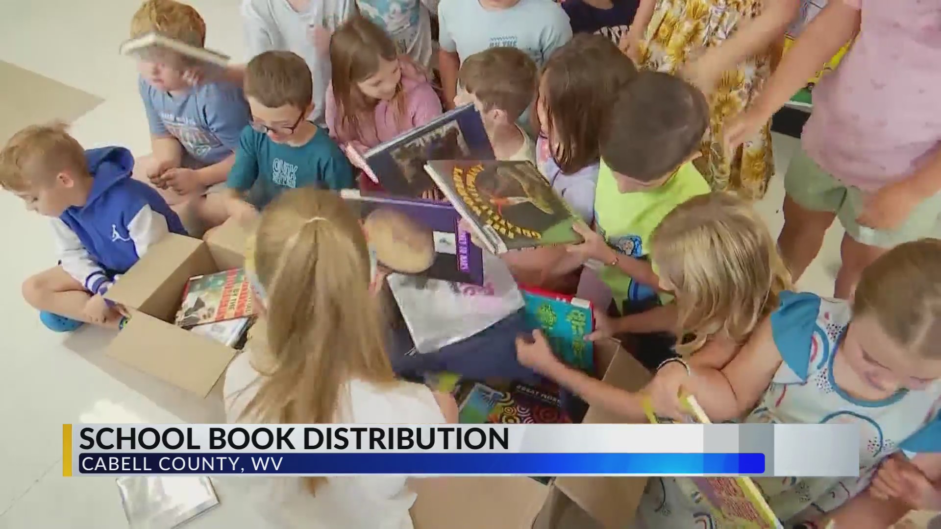 Book distributions held at Cabell County elementary schools – WOWK 13 News